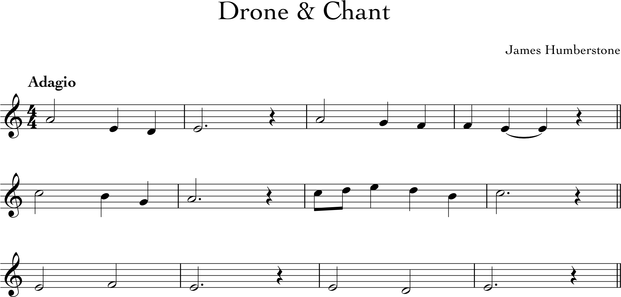 Resources for Drone & Chant, first lecture – James Humberstone